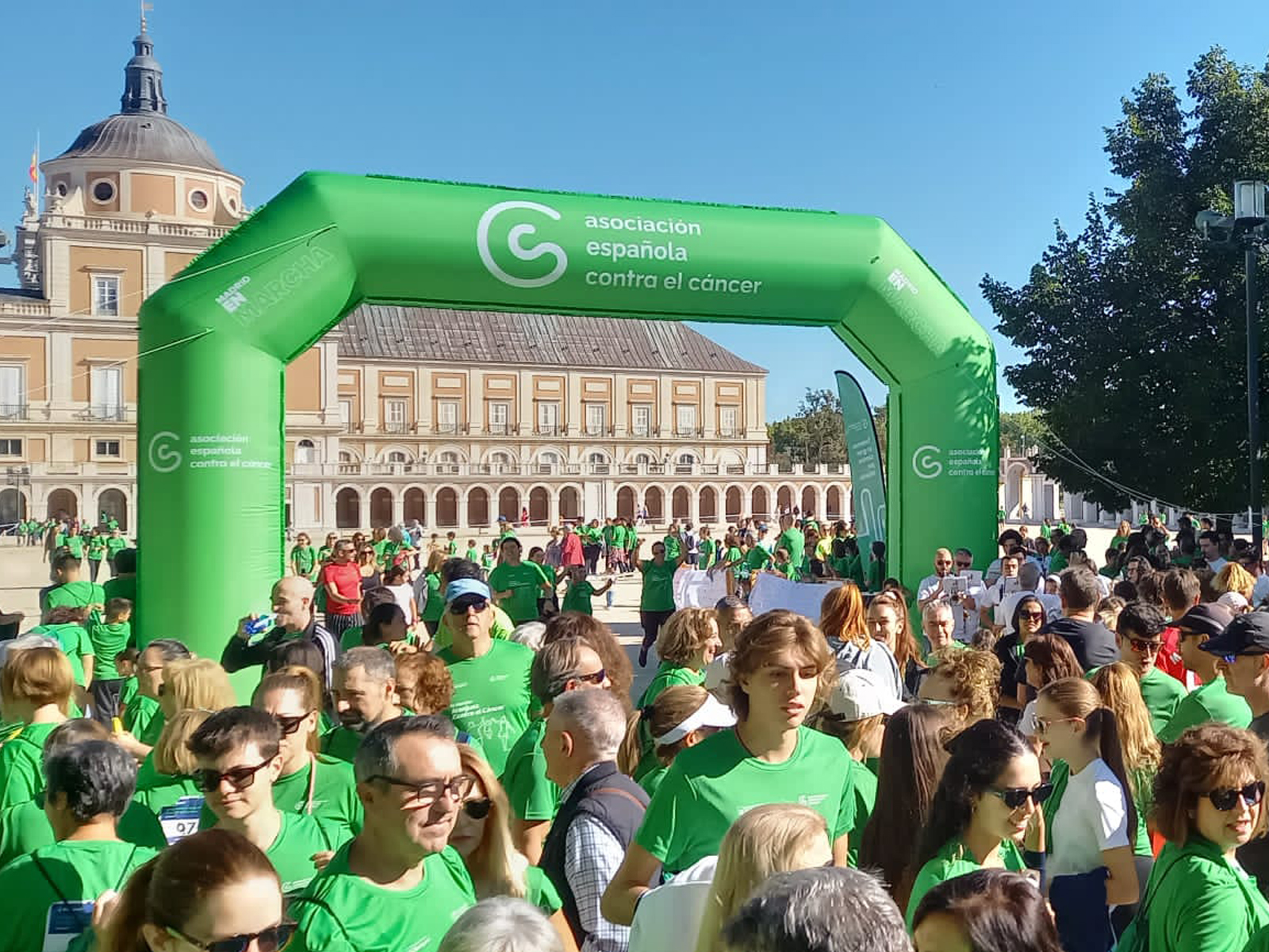 La movilización deportiva ‘En Marcha’ contra el Cáncer reúne en el Real Sitio de Aranjuez a 1. ...